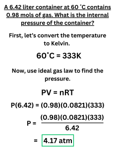 Ideal Gas Law – Chemistutor