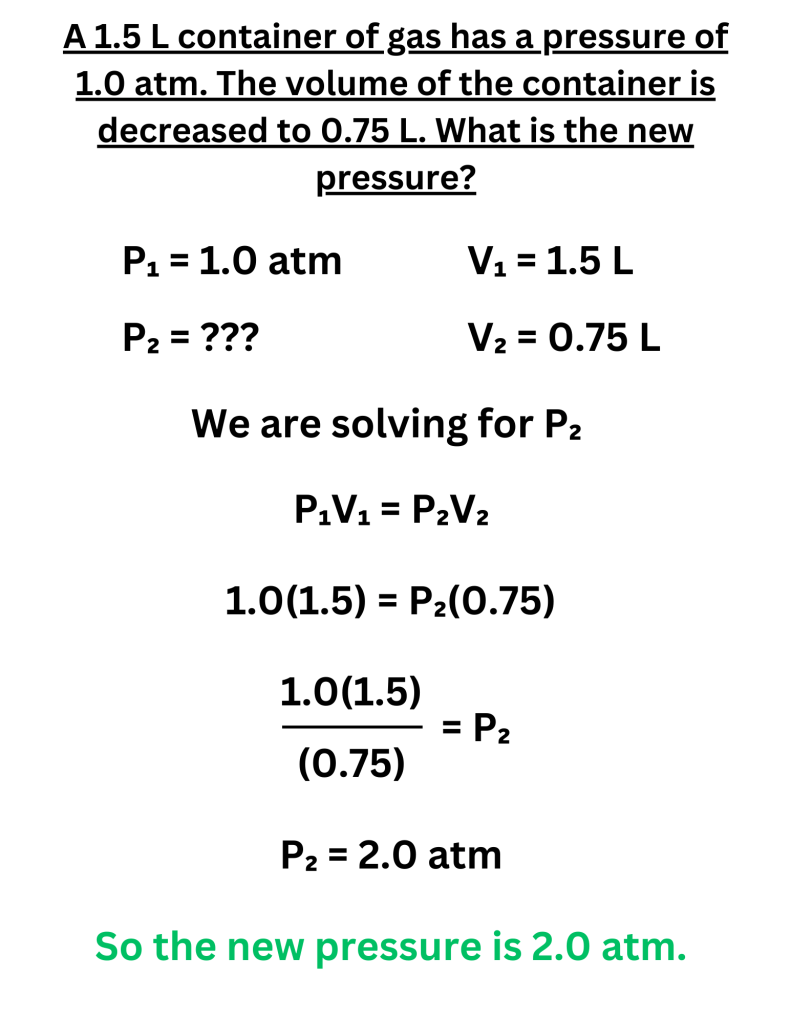 Minor Gas Laws – Chemistutor